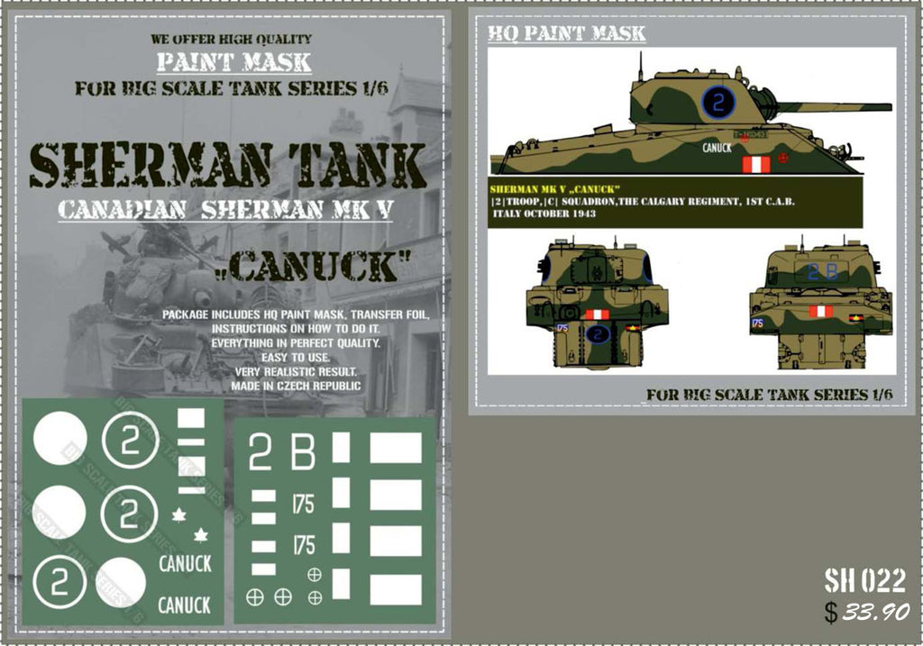 Sherman Masks — Field of Armor Tanks