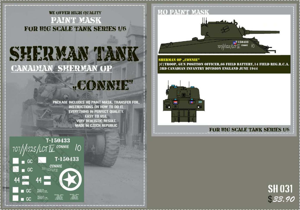 Sherman Masks — Field of Armor Tanks