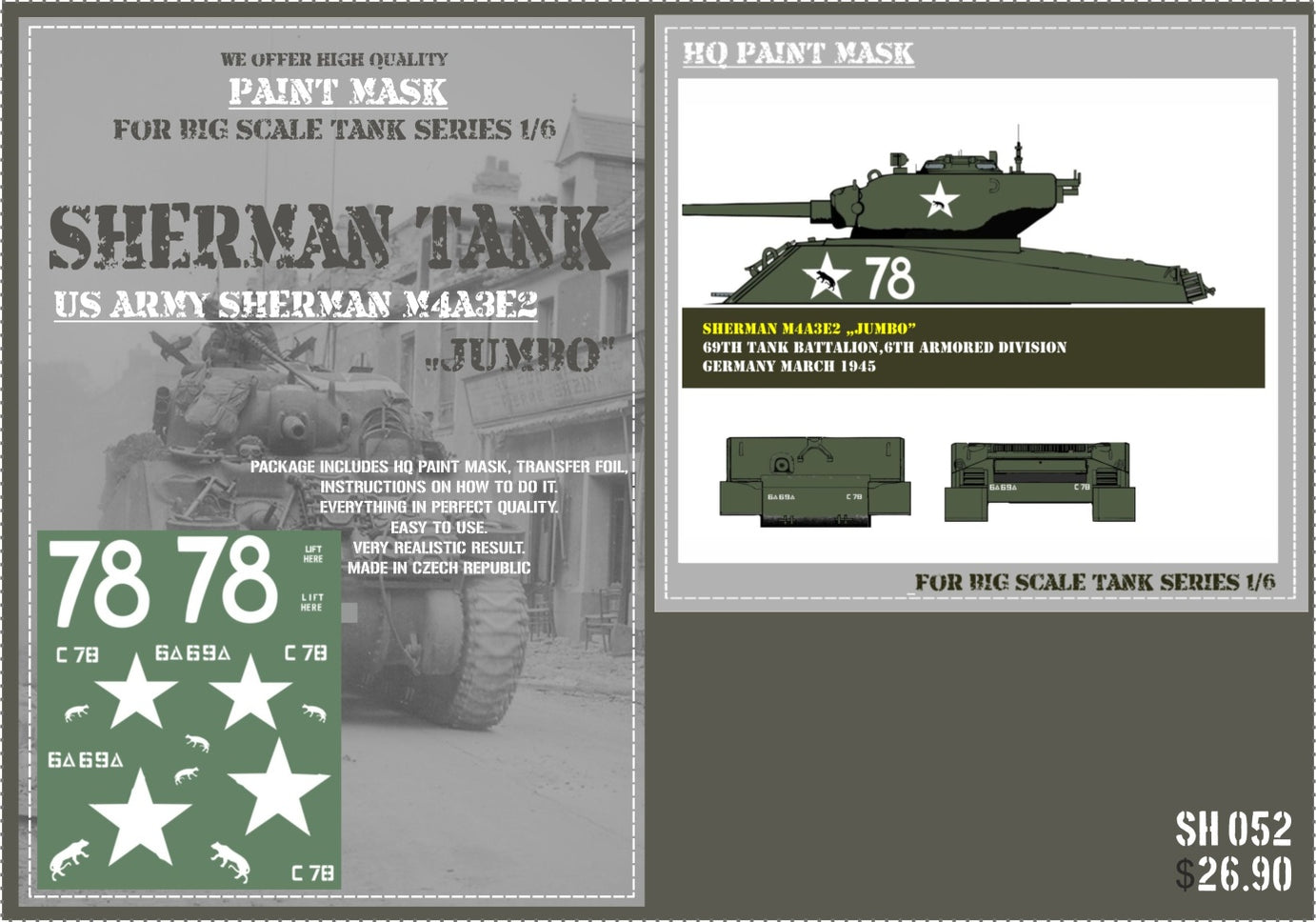 Sherman Masks — Field of Armor Tanks